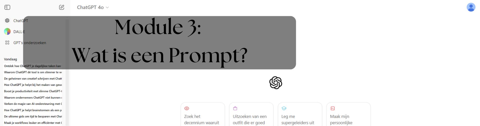 3. Wat is een Prompt? - Robin Devid – AI & ChatGPT strategie voor ...